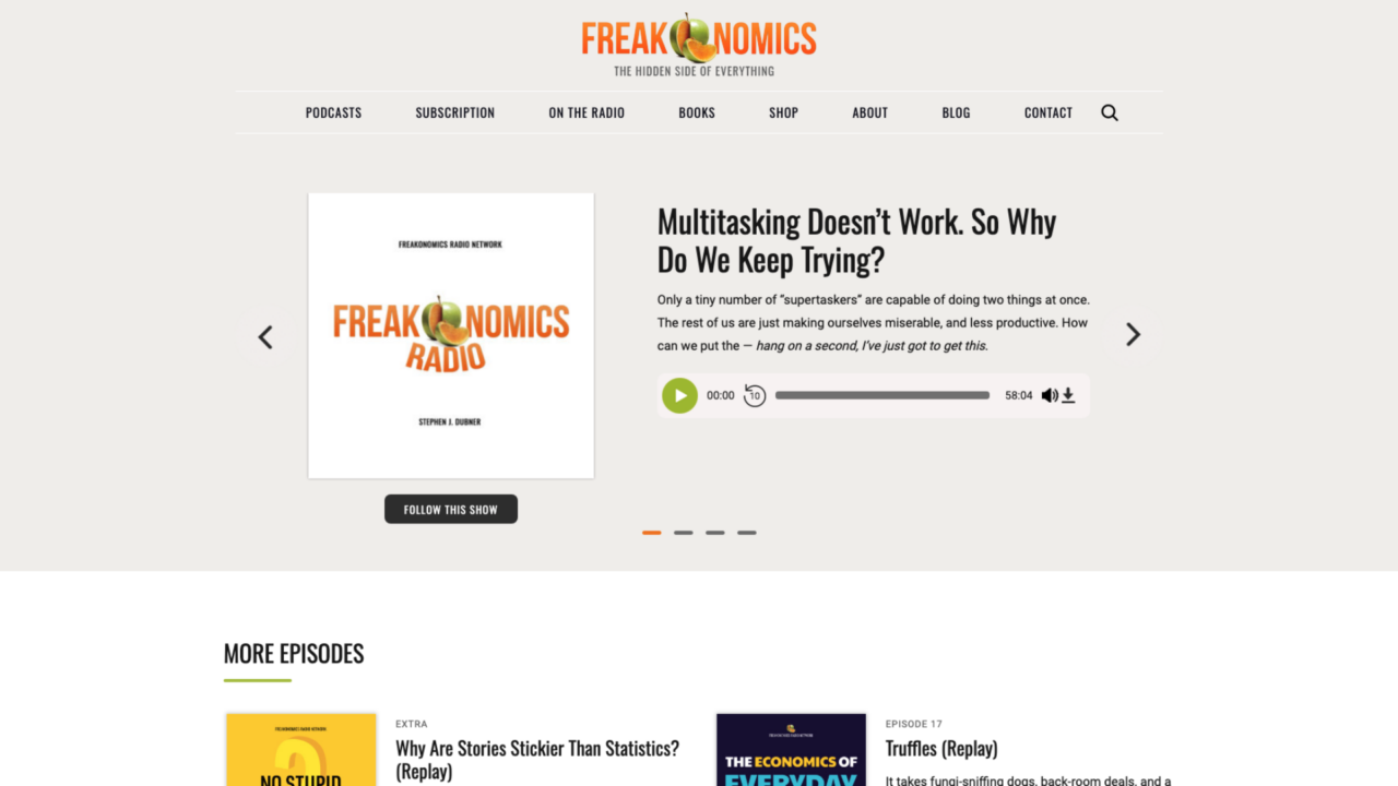 26 Best Podcast Website Examples for 2025 | Hurrdat Media